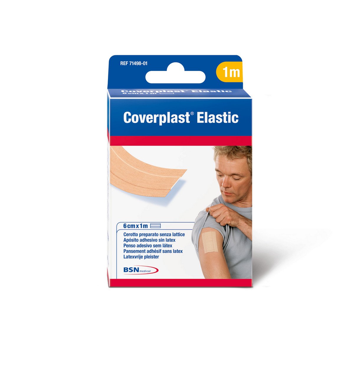 BSN Coverplast Elastic plástur 6cmx5m | Icepharma