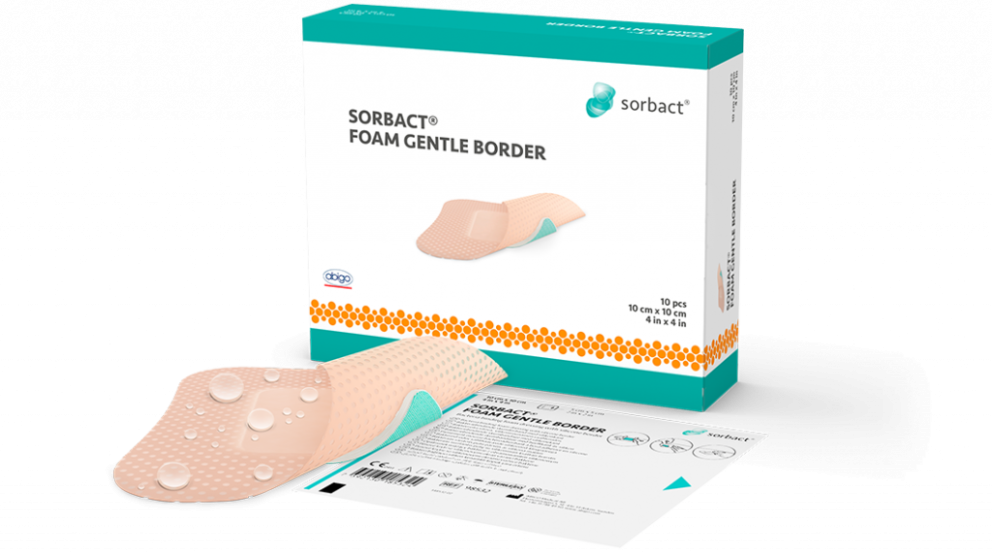Sorbact Silicon Foam Gentle Border 10x10 cm 10stk | Icepharma
