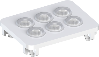 Grommet Tray, 6 small. | Icepharma