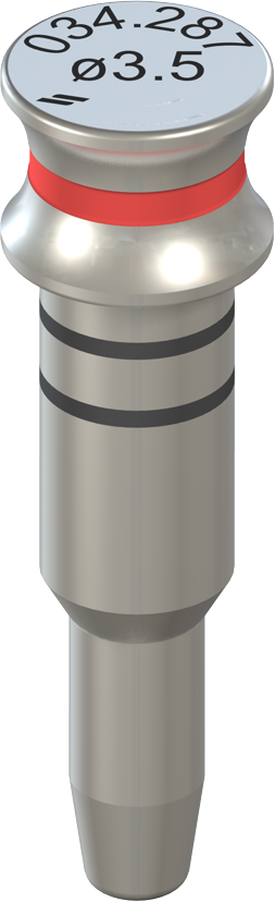 Template Fixation Pin, ∅5/3.5, guided, stainless steel. | Icepharma