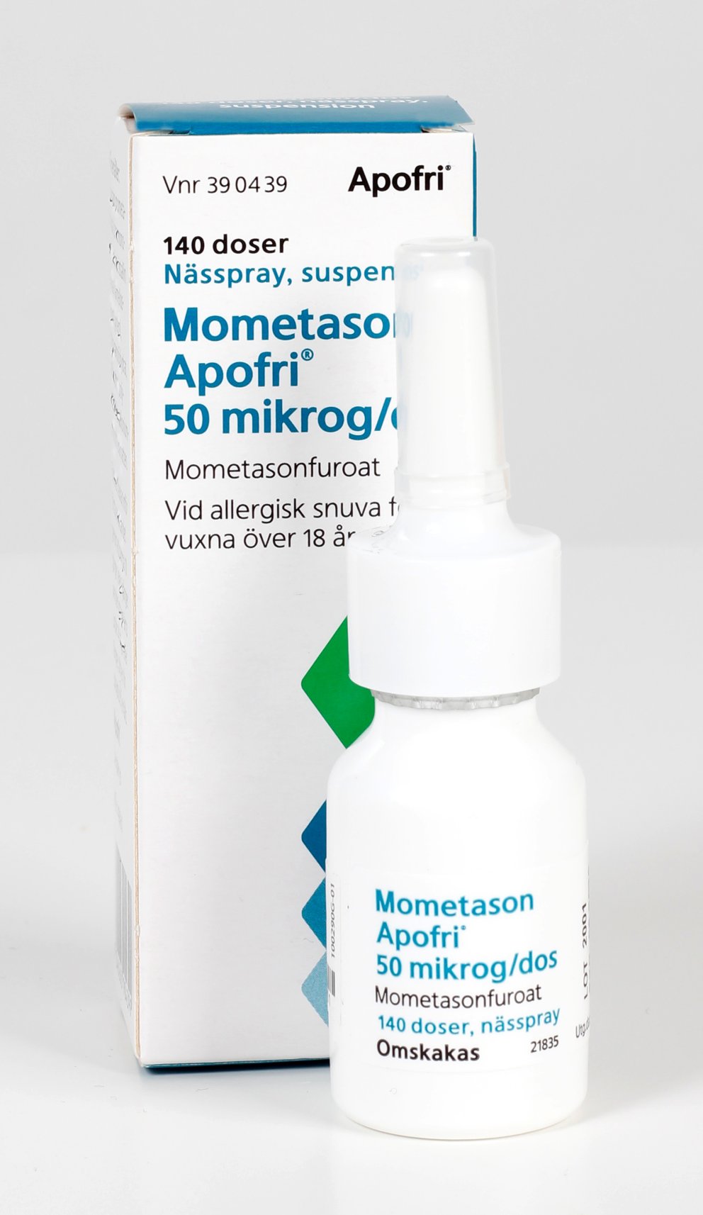 MOMETASON APOFRI NEFÚÐI 50 MCG/SKAMMT 140 SKAMMTAR | Icepharma