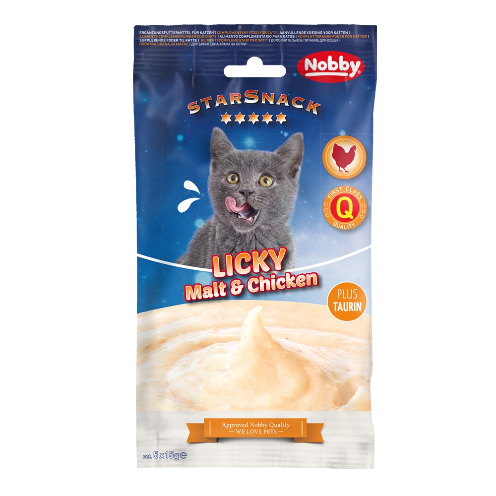 Nobby StarSnack Licky Mallt & Chicken 5x15g | Vörutorg Icepharma